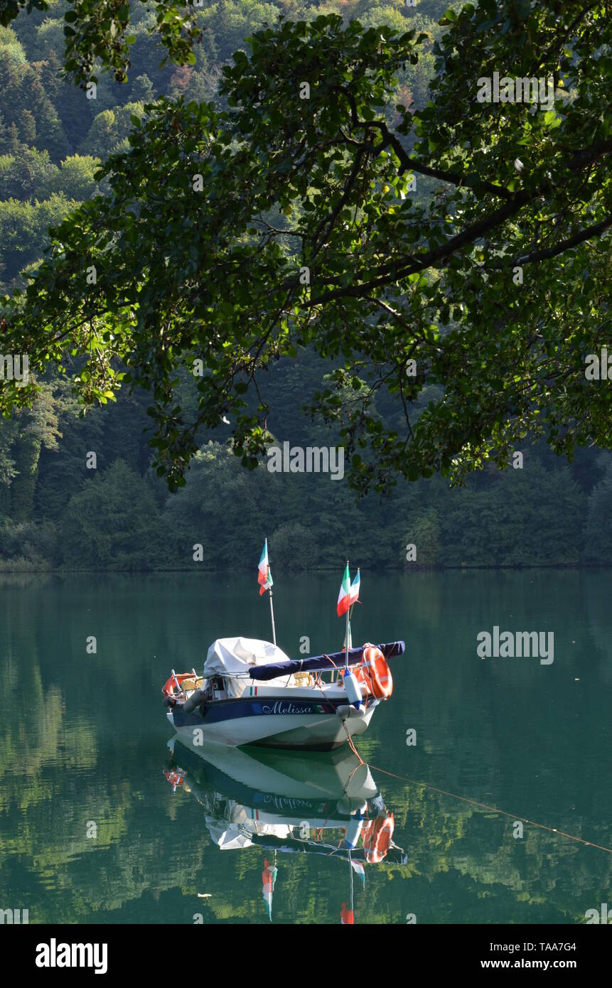 Monticchio Lakes on Mount Vulture (Basilicata, Italy Stock Photo - Alamy