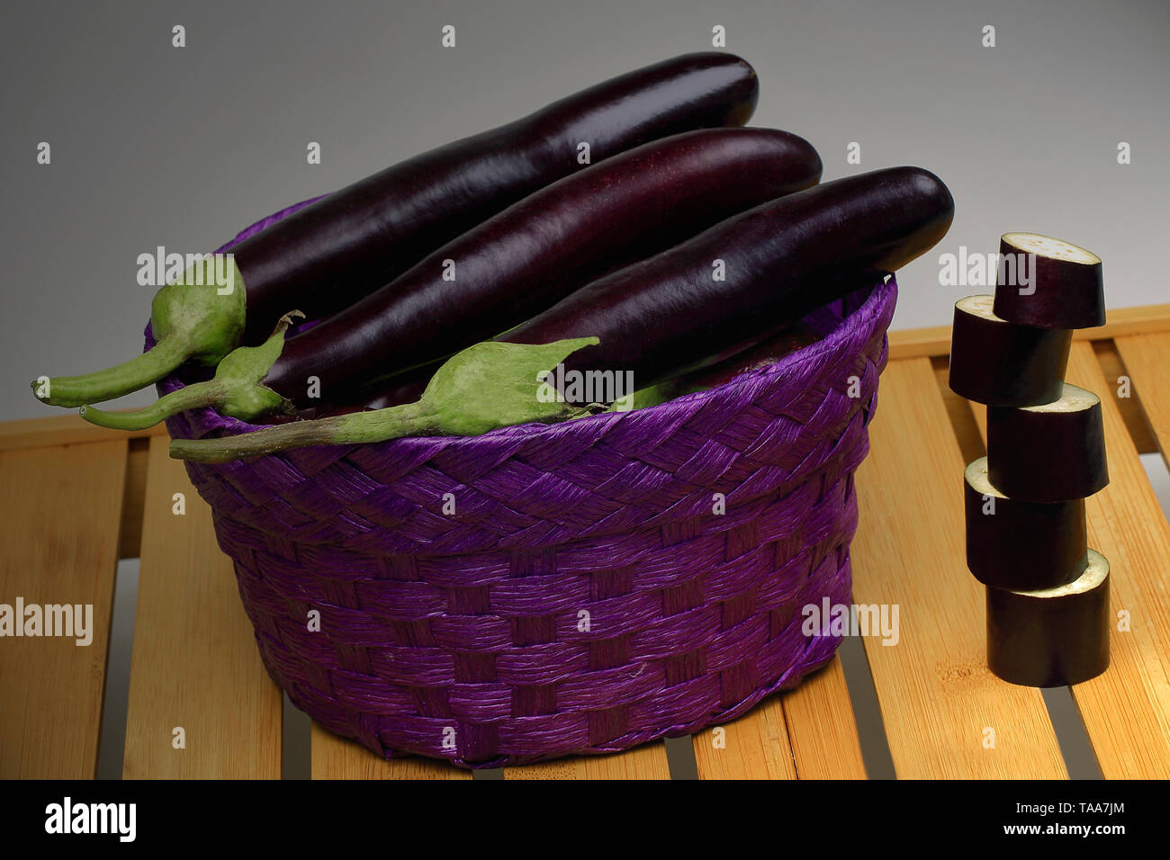 Indian brinjals hi-res stock photography and images - Alamy