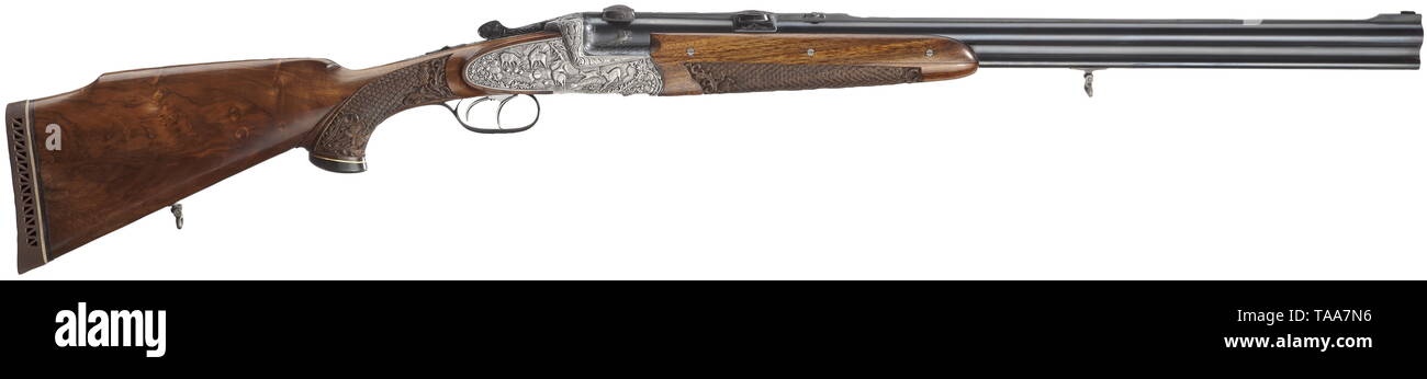 LONG ARMS, MODERN HUNTING WEAPONS, over and under shotgun/double rifle ...