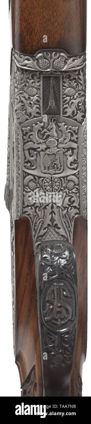 LONG ARMS, MODERN HUNTING WEAPONS, over and under shotgun/double rifle ...