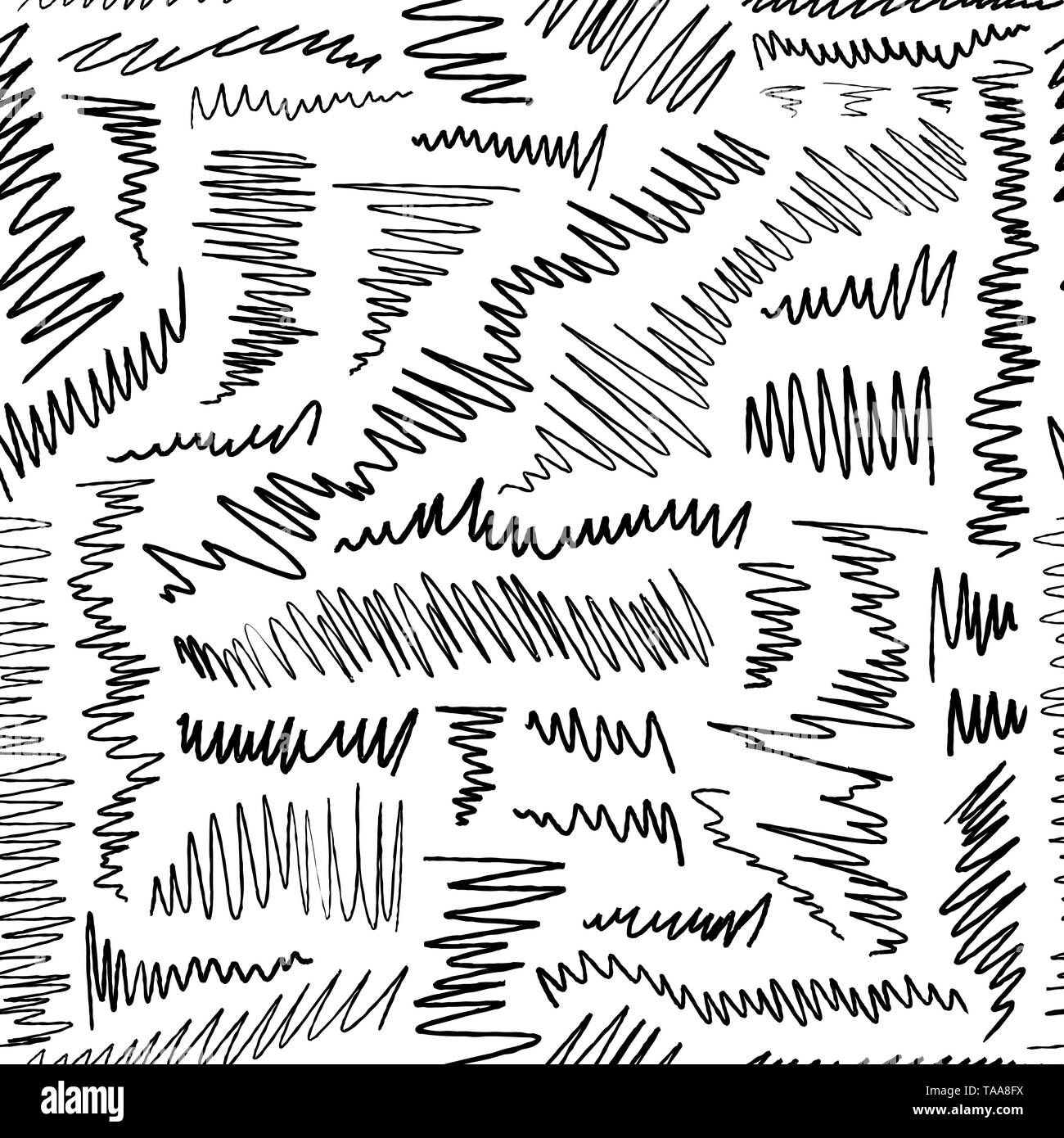 Seamless scribble background - hand drawn doodle vector Stock Vector ...
