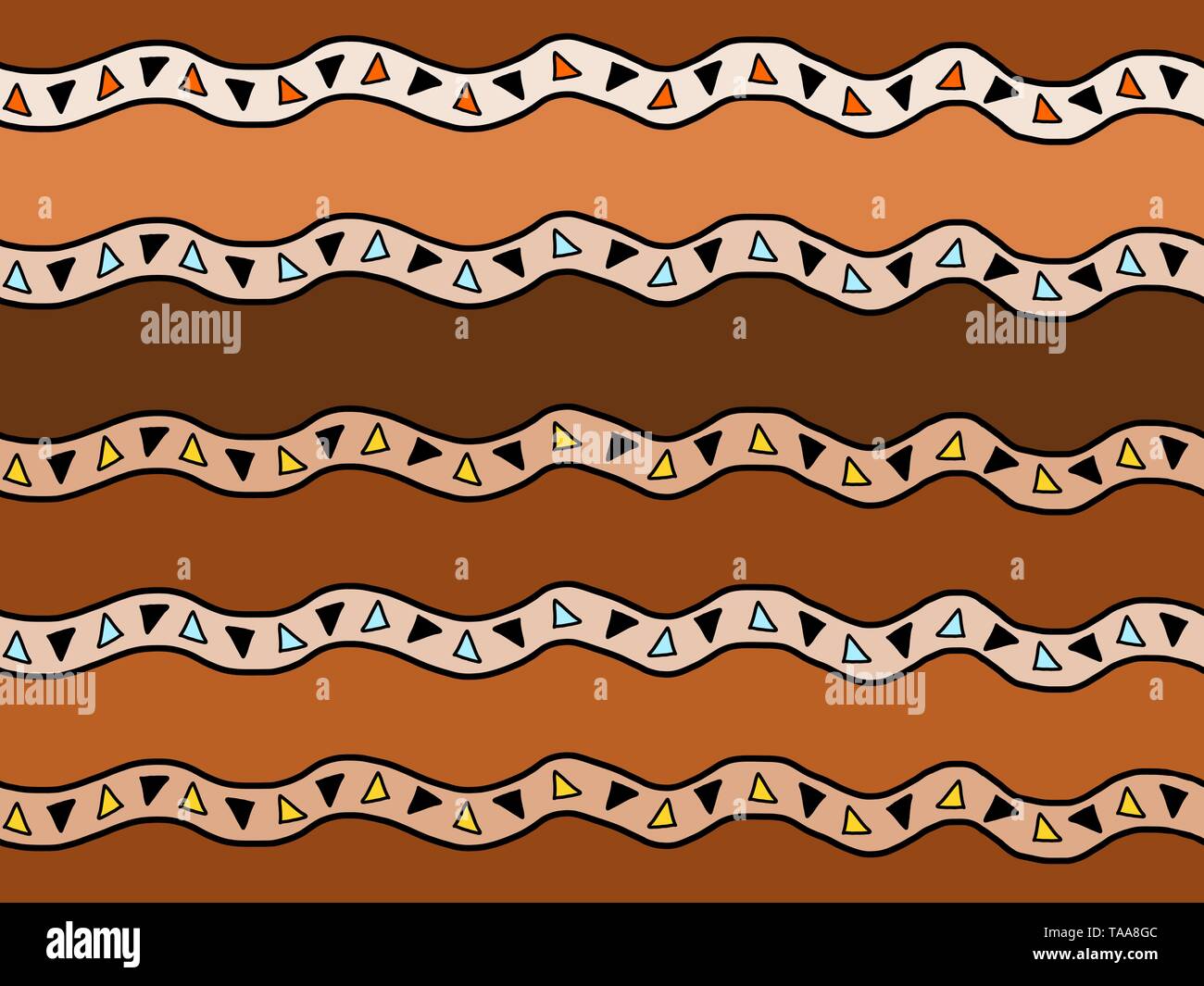 African style background - seamless ethnic art backdrop Stock Vector ...