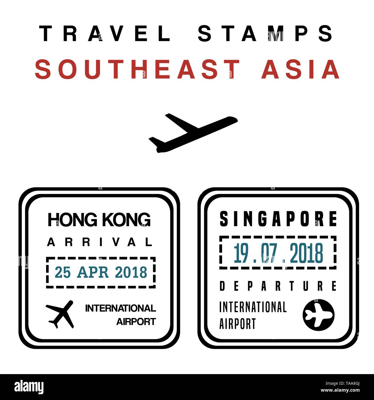 Asia Passport Stamp