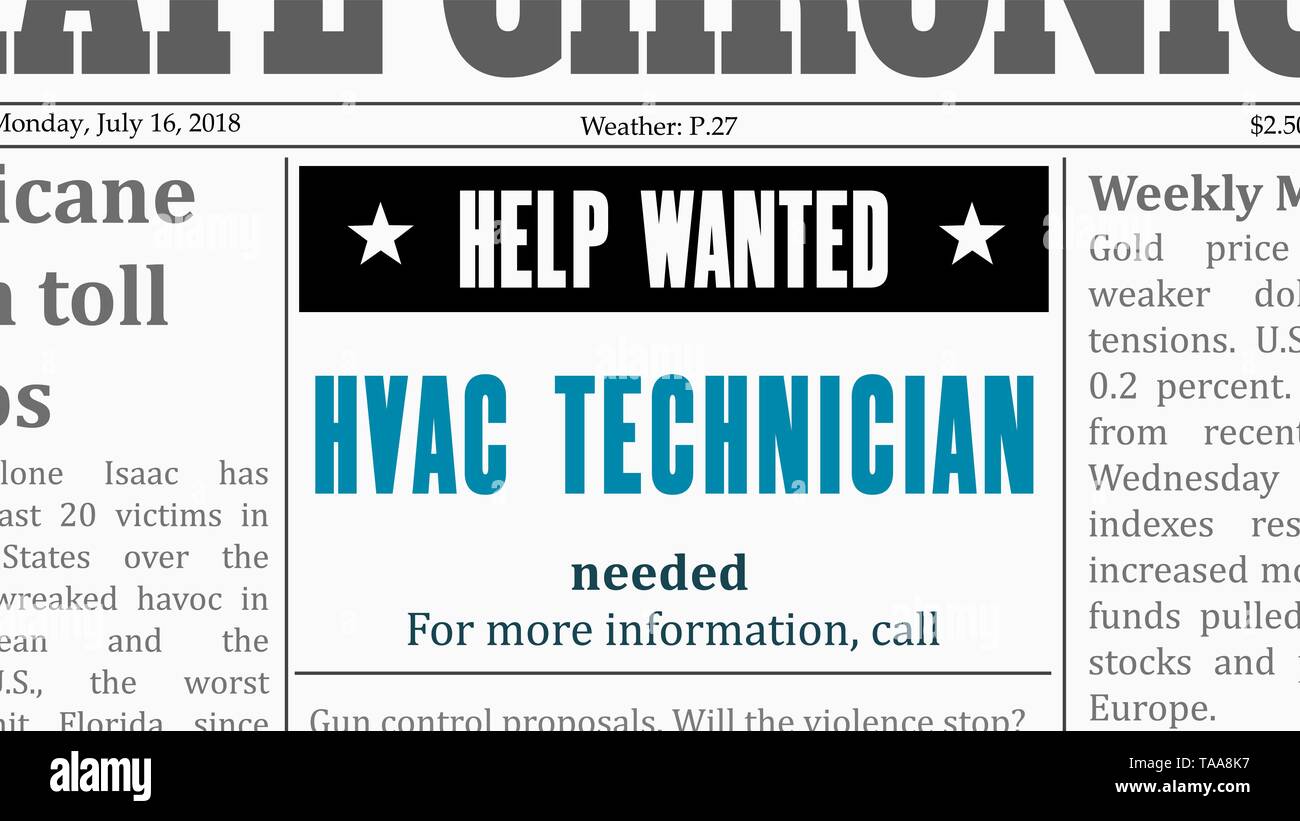 Hvac advertisement Stock Vector Images - Alamy