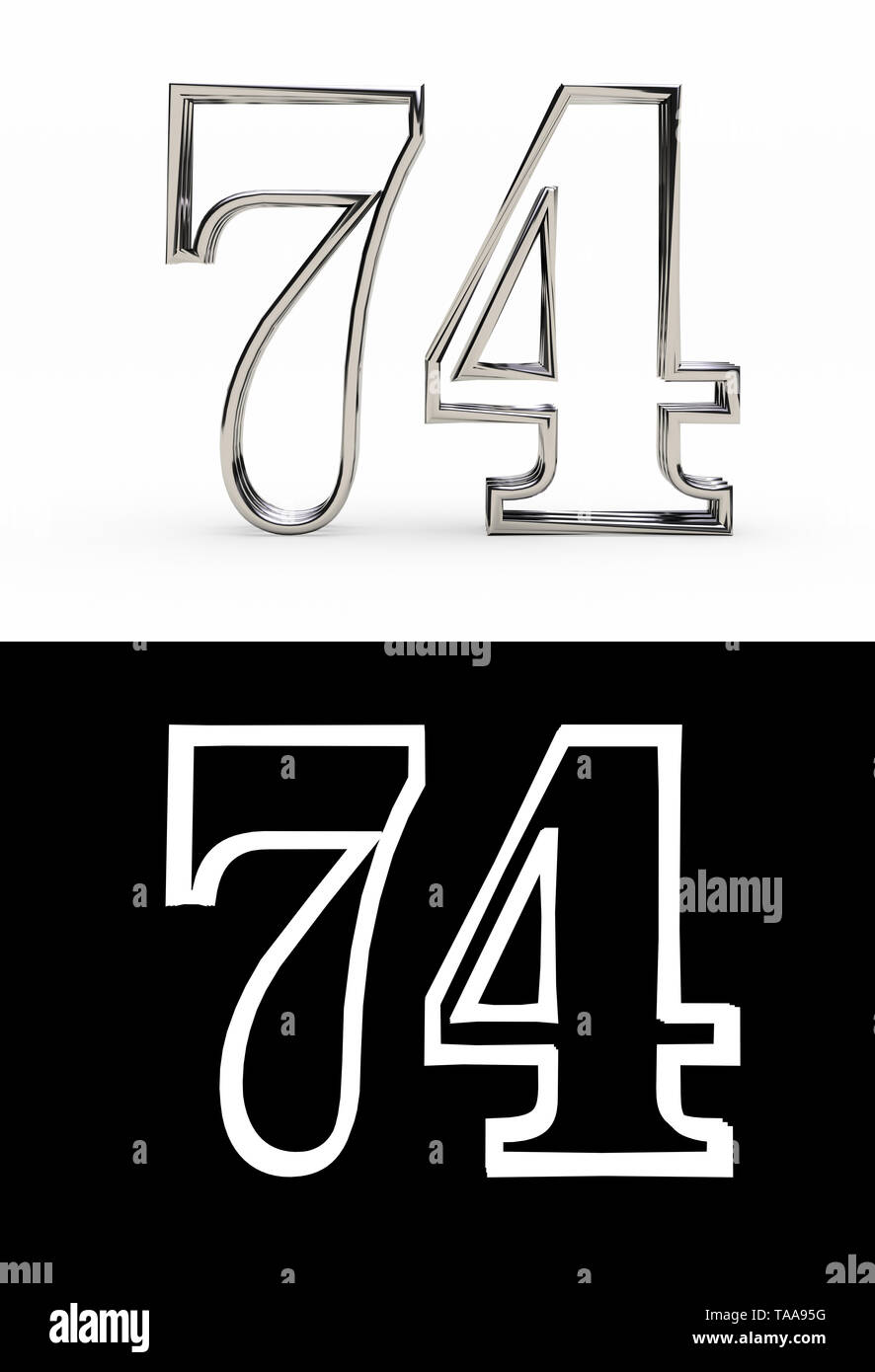 Number 74 hi-res stock photography and images - Alamy