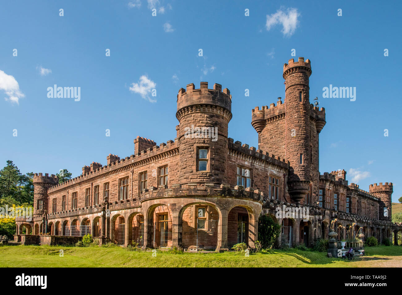 Kinloch castle isle of Rum Stock Photo - Alamy