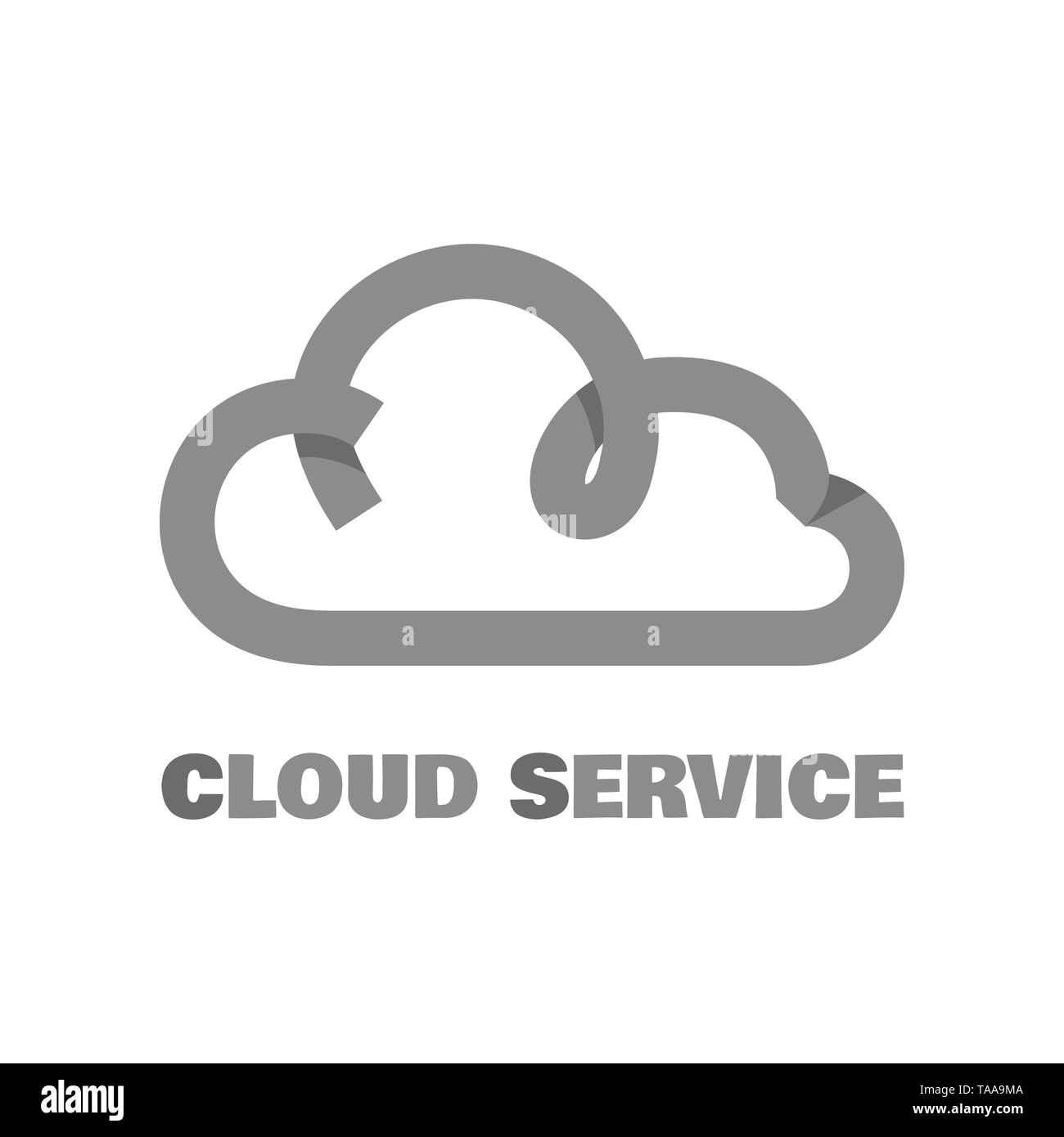 Cloud service pictogram Stock Vector Image & Art - Alamy