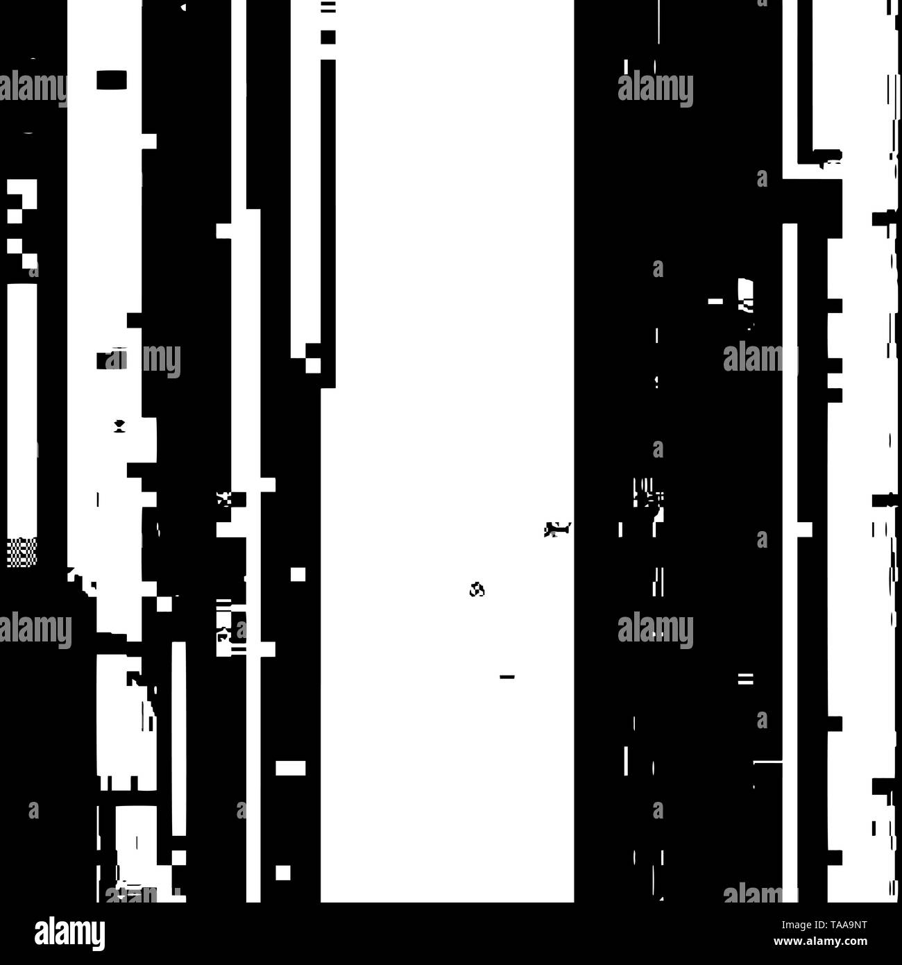 Glitch overlay distress texture. Cyber hacker attack theme creative ...