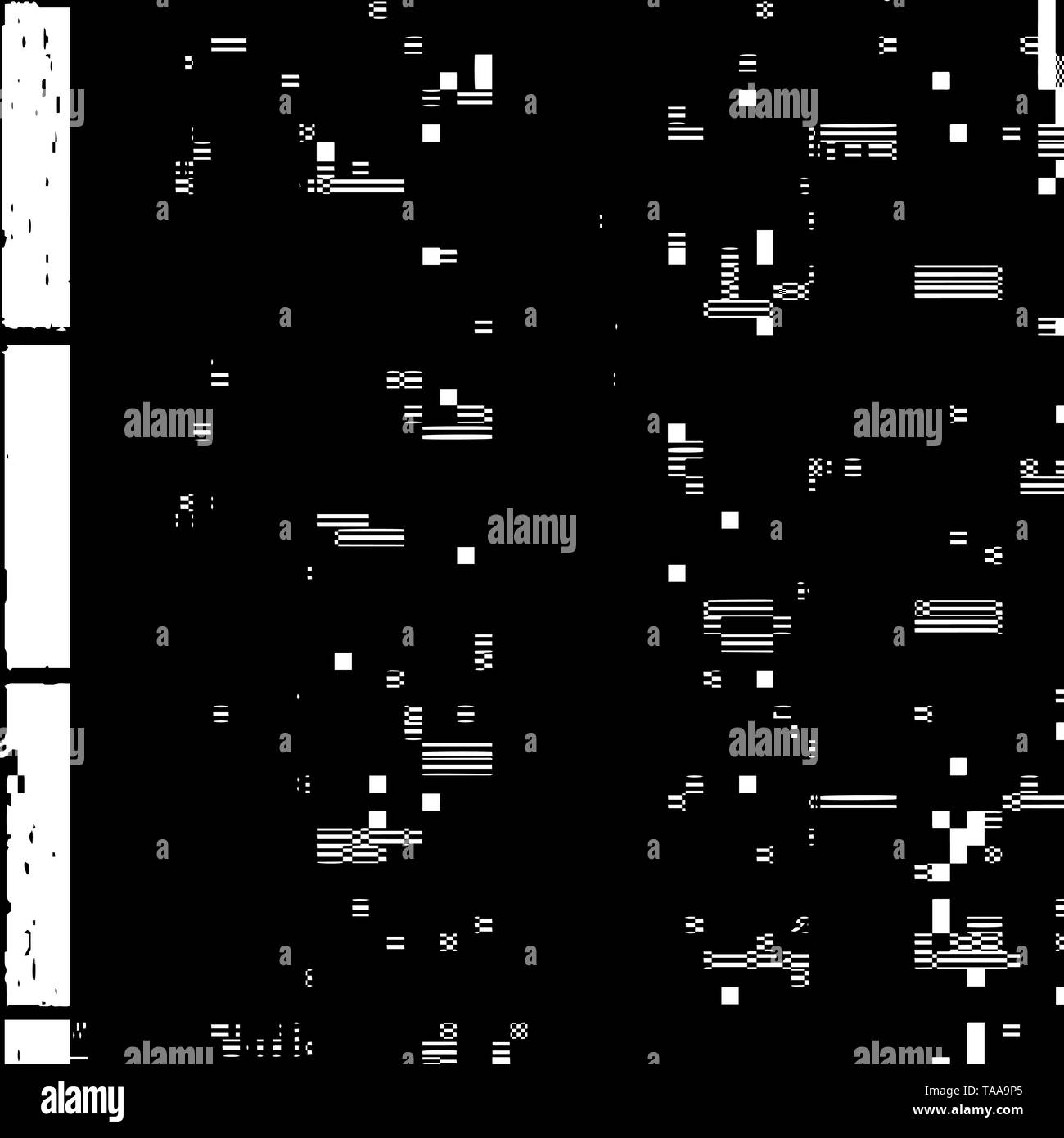 Glitch overlay distress texture. Cyber hacker attack theme creative ...