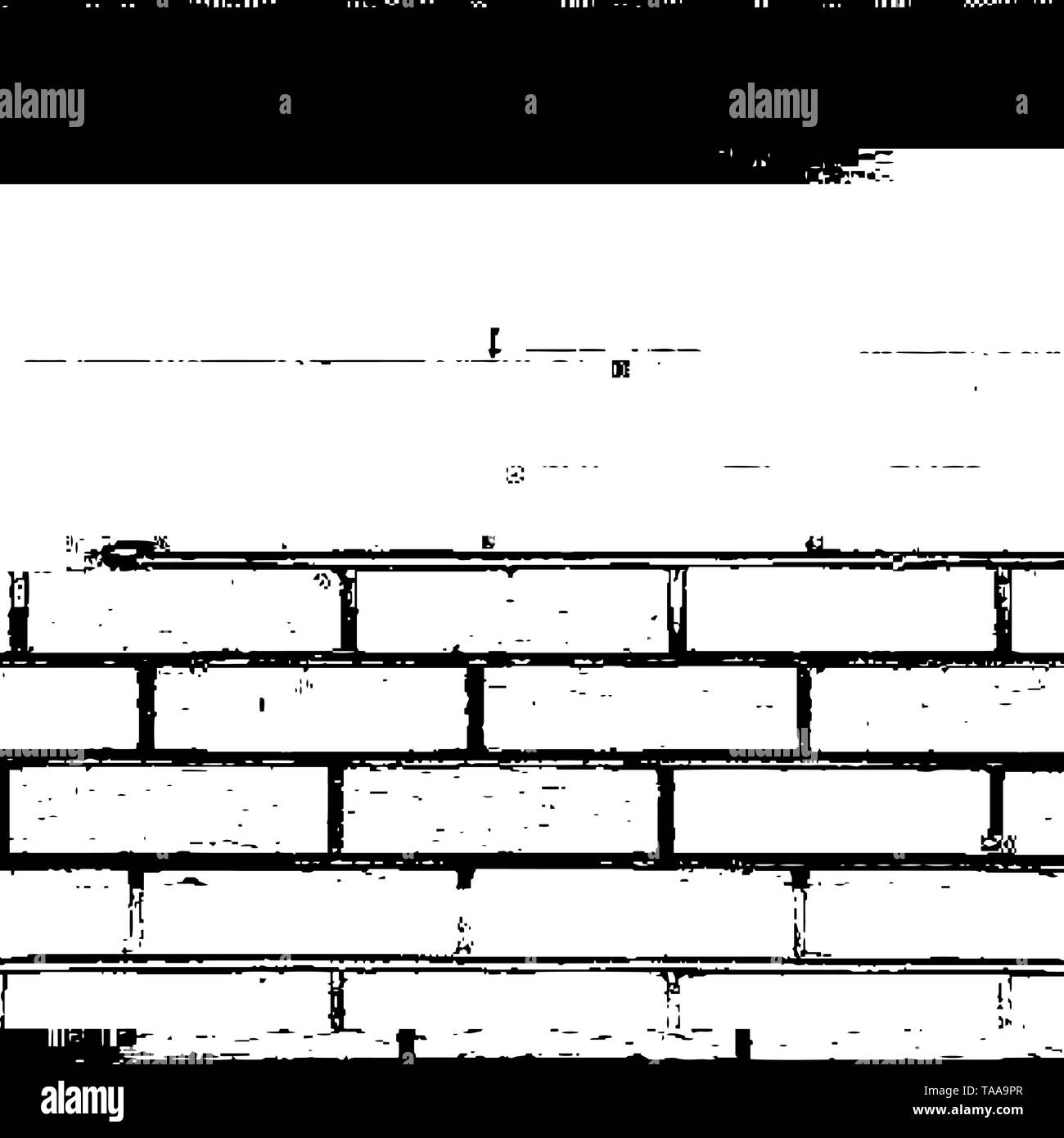 Glitch overlay distress texture. Cyber hacker attack theme creative ...