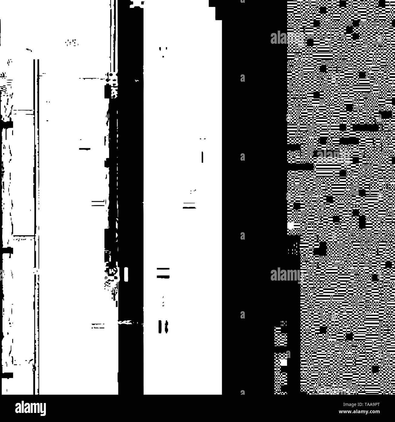 Glitch overlay distress texture. Cyber hacker attack theme creative ...