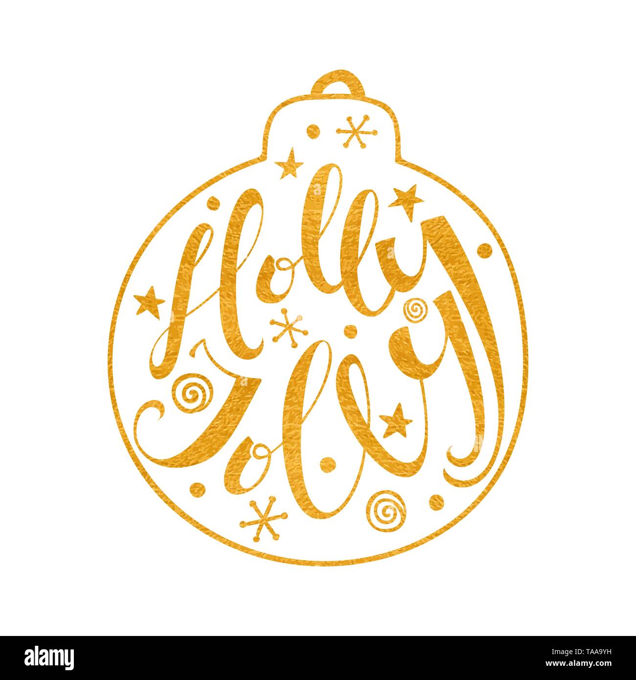 Golden christmas light ball in Cut Out Stock Images & Pictures - Alamy