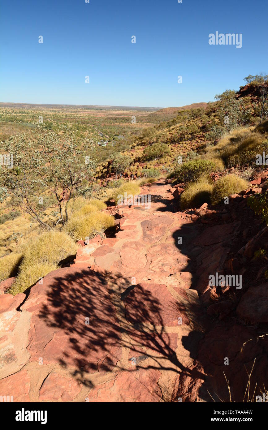Rim walk. Kings Canyon. Watarrka national park. Northern Territory ...