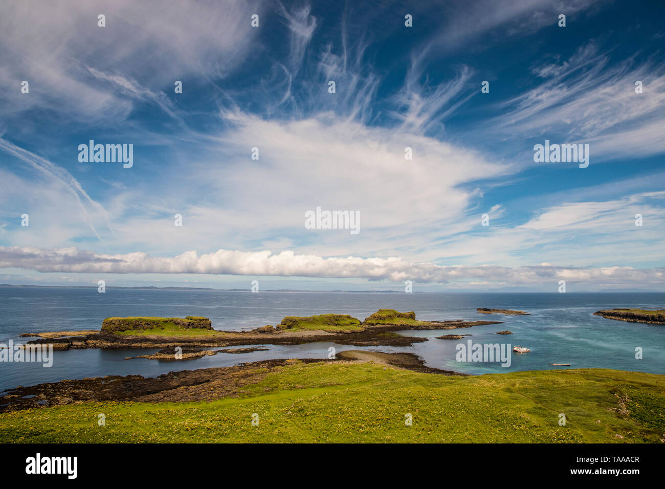 Hebridean skies from Lunga, Treshnish Isles Stock Photo - Alamy