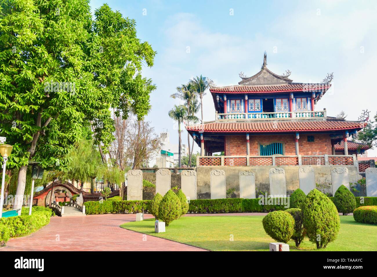Chihkan Tower or Fort Provintia in Tainan City Stock Photo - Alamy