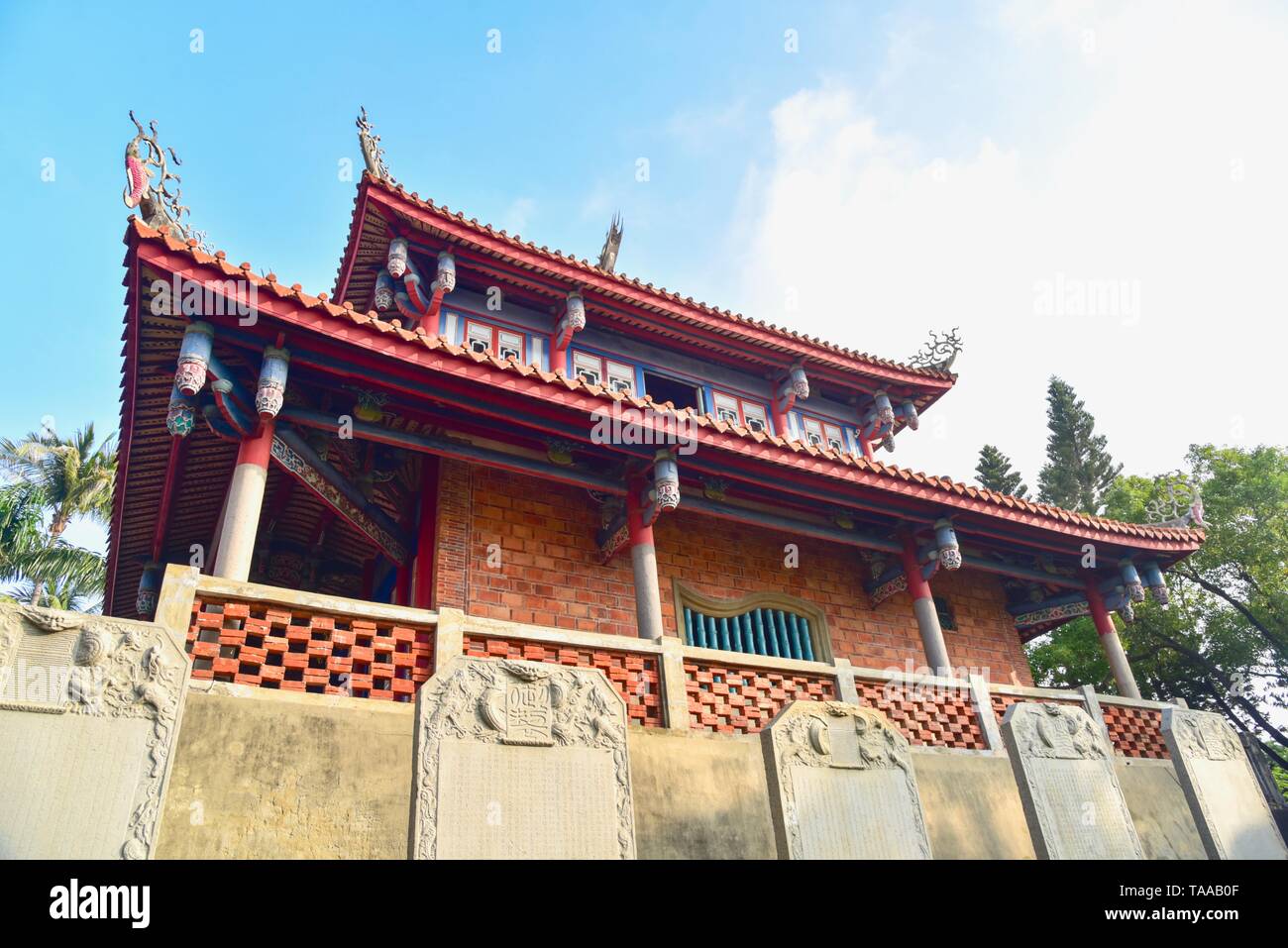 Historical Site of Chihkan Tower or Fort Provintia in Tainan, Taiwan ...