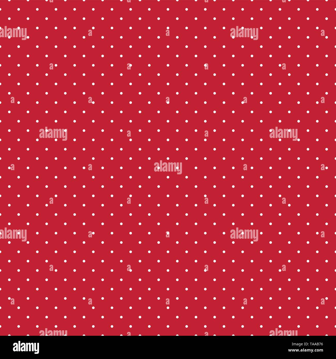 Seamless abstract polka dot shapes on red background for fabric ...