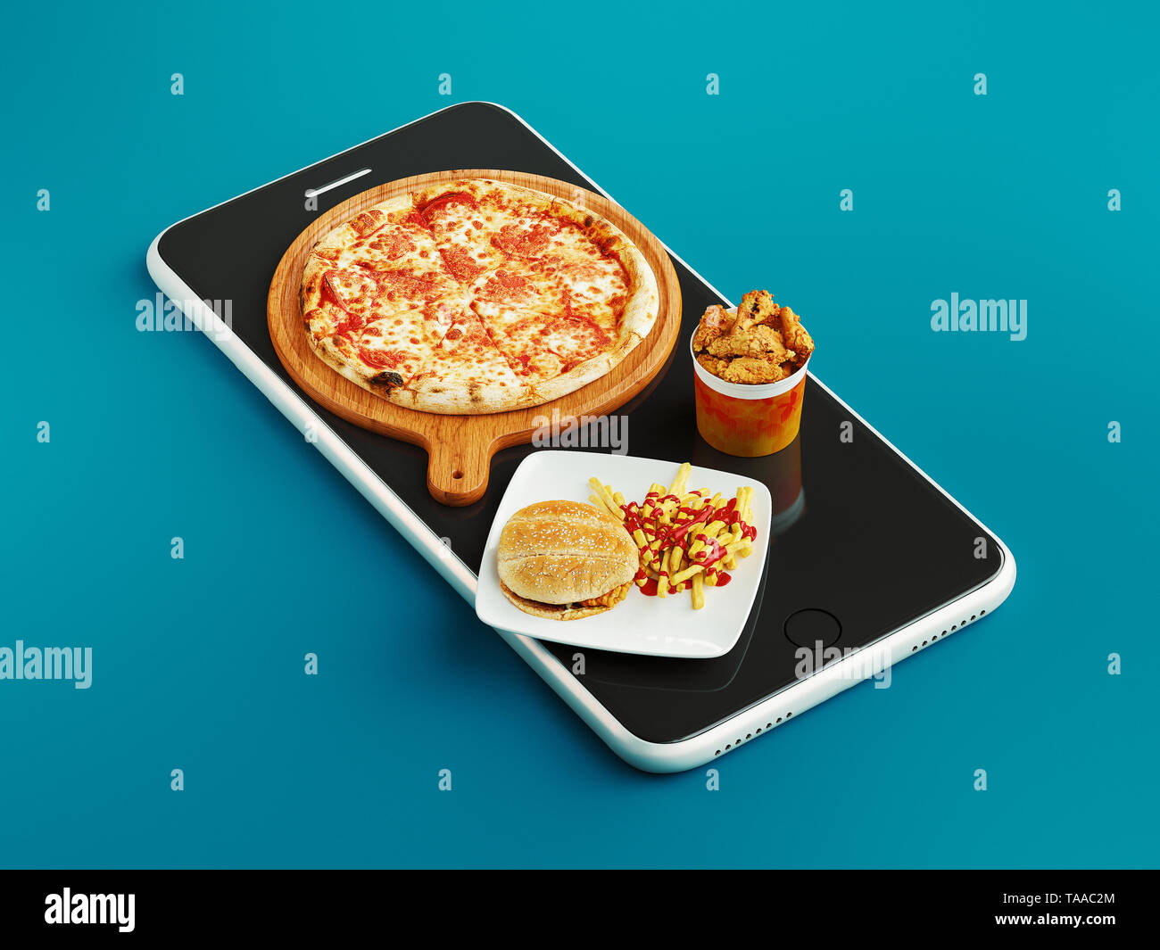 Order pizza online hi-res stock photography and images - Alamy