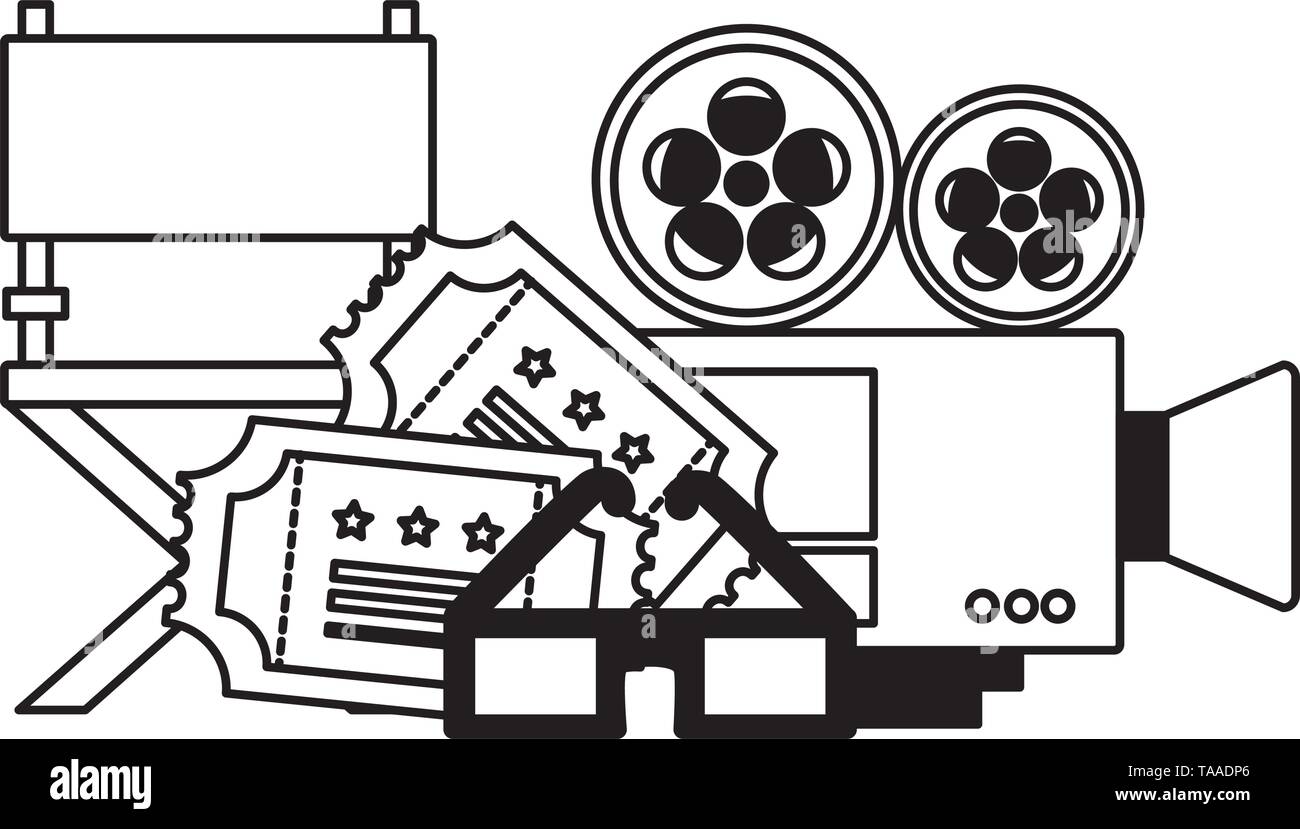 cinema movie design Stock Vector Image & Art - Alamy