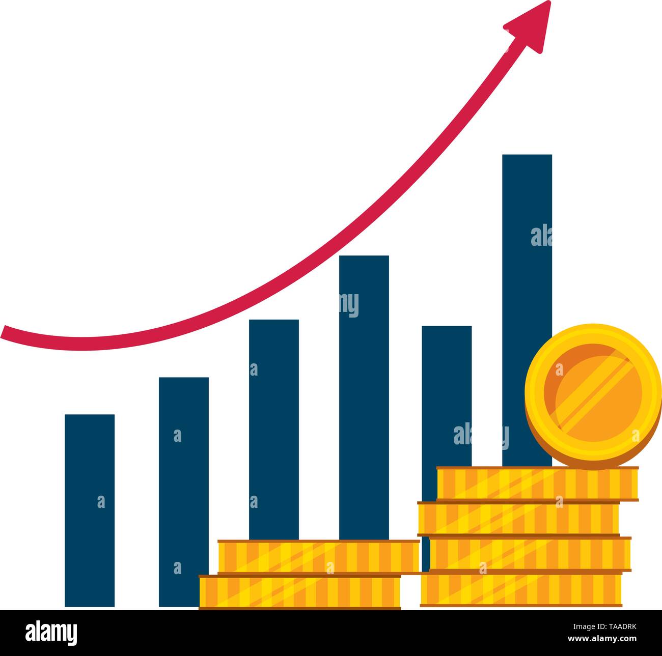 financial statistics chart Stock Vector Image & Art - Alamy