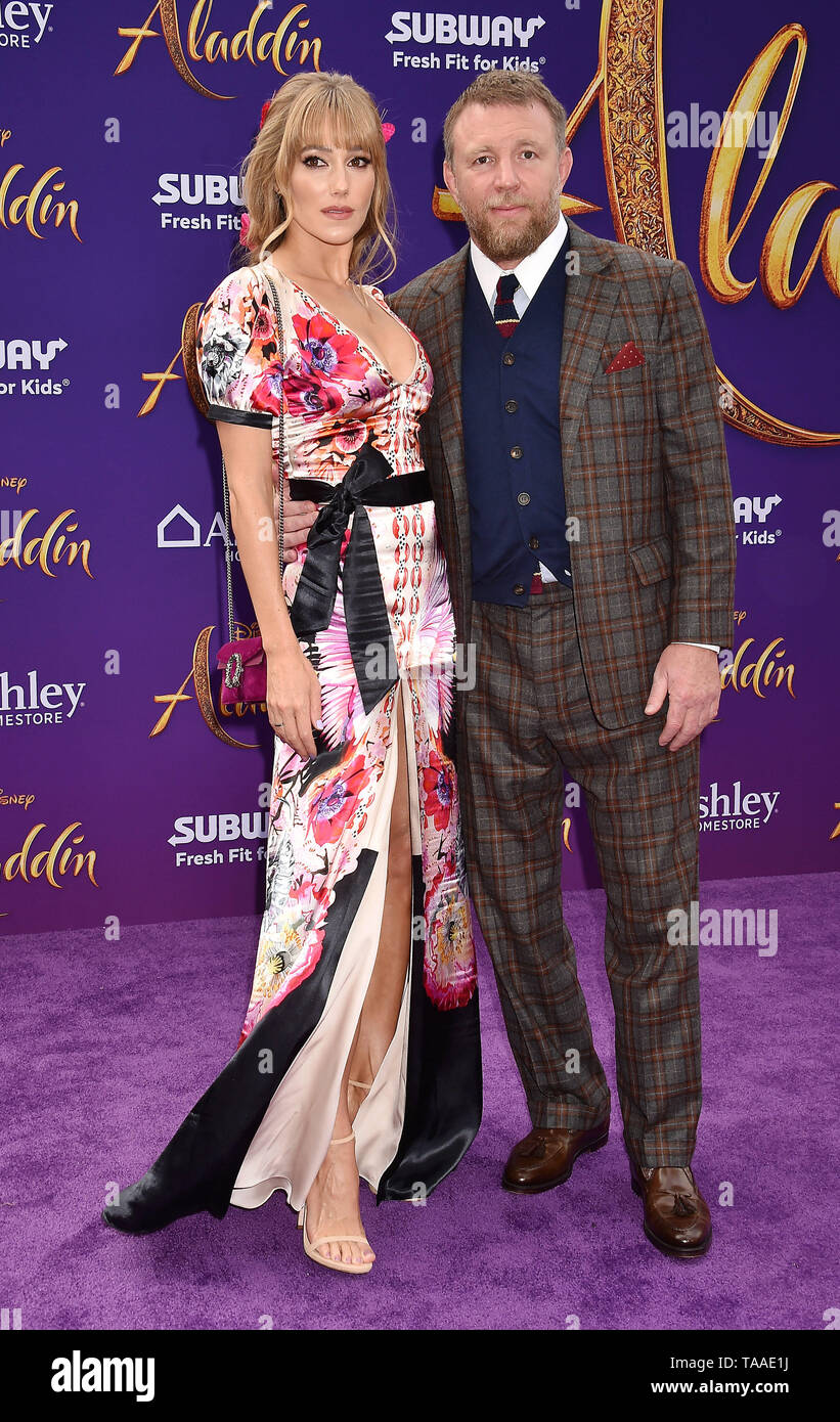 LOS ANGELES, CA - MAY 21: Jacqui Ainsley (L) and Guy Ritchie attend the ...