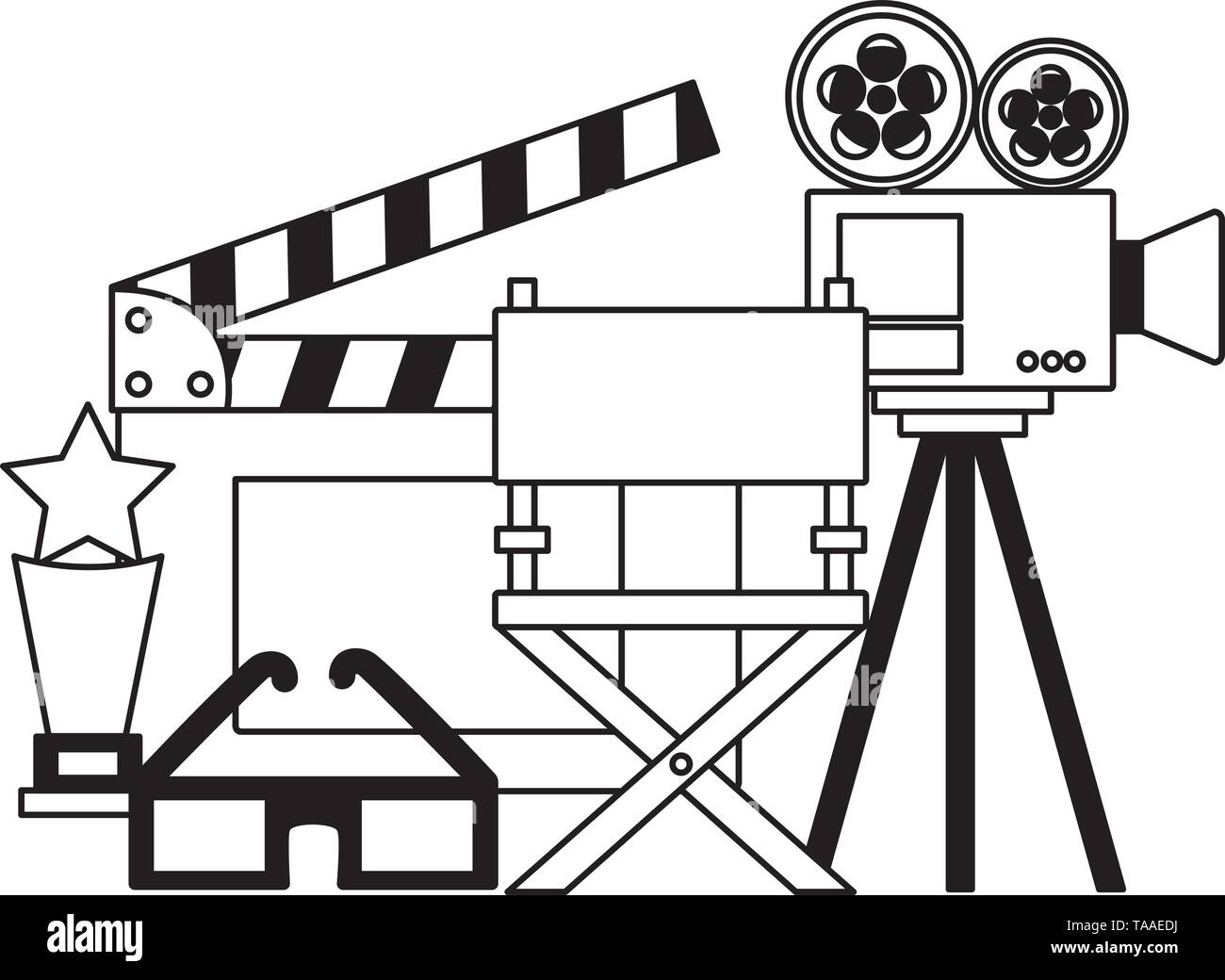 cinema movie design Stock Vector Image & Art - Alamy