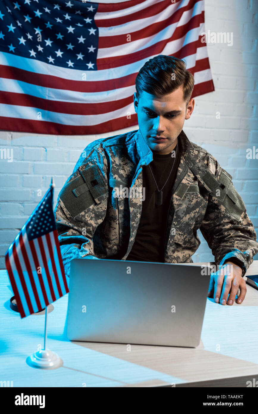 Handsome soldier in uniform hi-res stock photography and images - Alamy