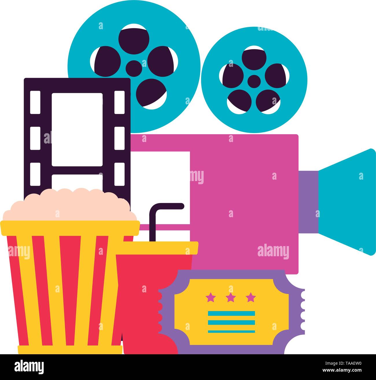 cinema movie design Stock Vector Image & Art - Alamy