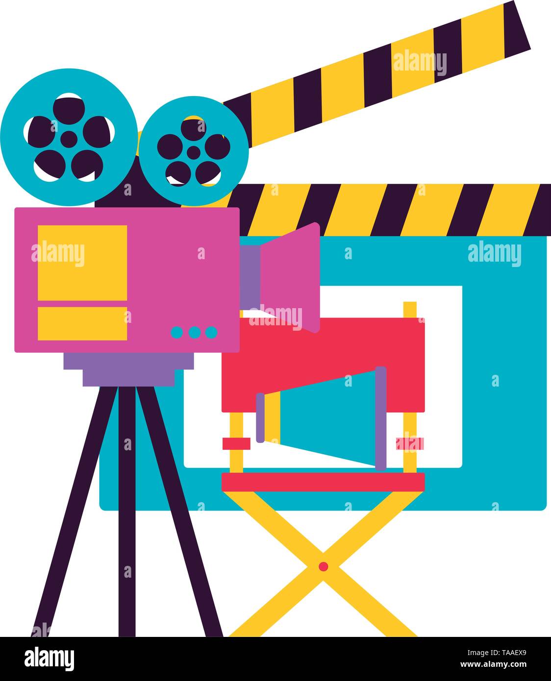 cinema movie design Stock Vector Image & Art - Alamy