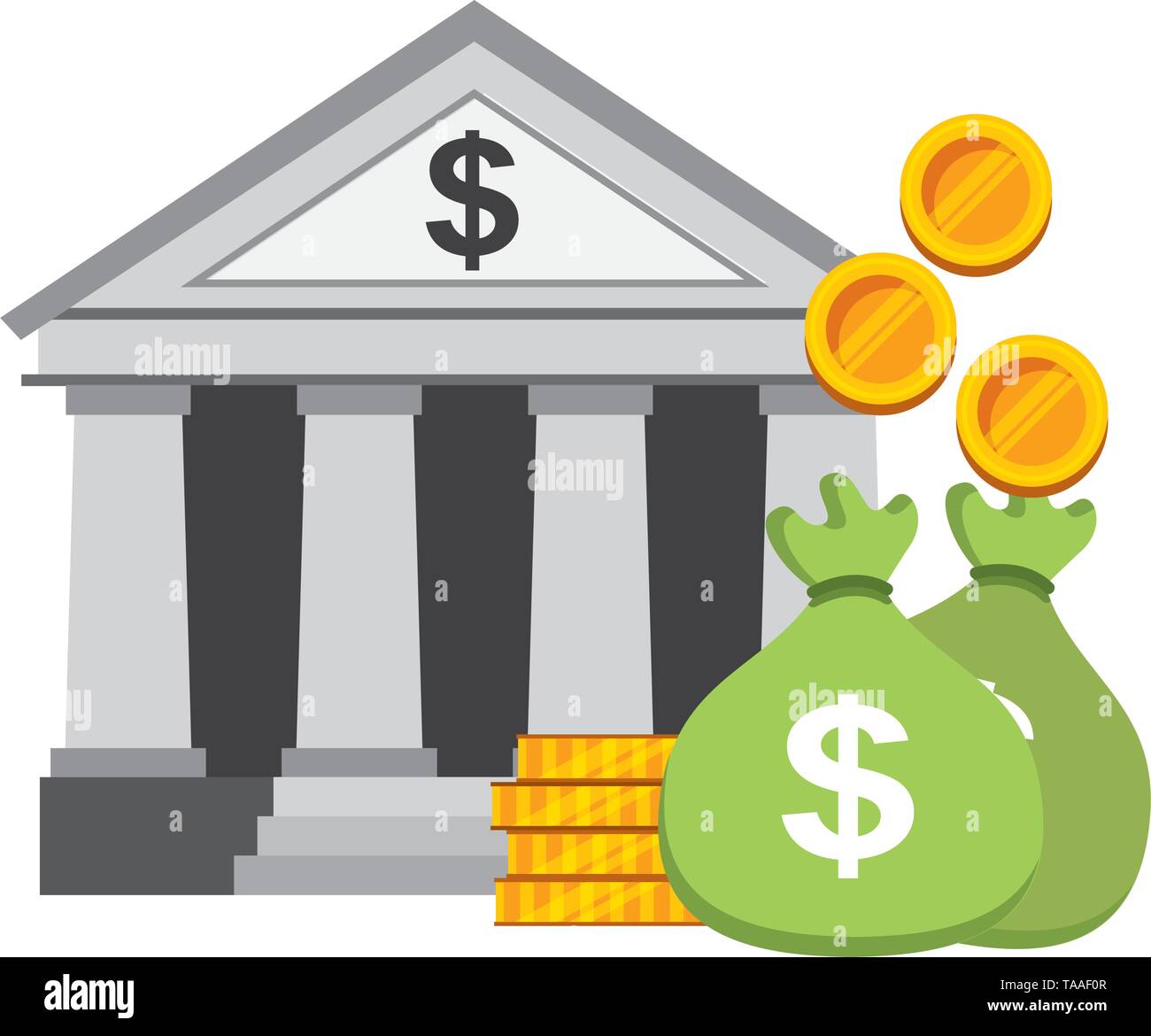 bank money bag Stock Vector Image & Art - Alamy