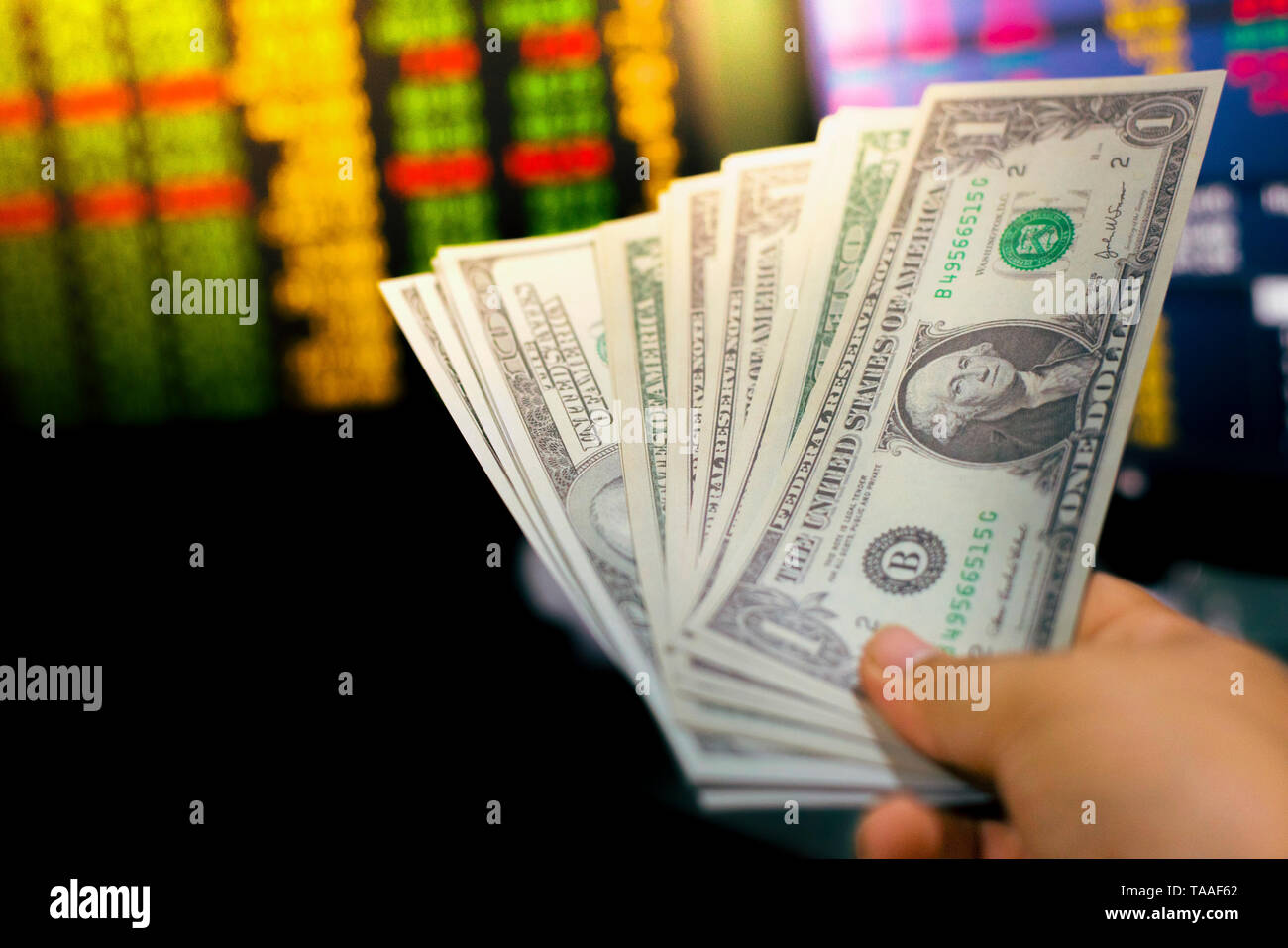 Money is a business investment and global stock market Stock Photo - Alamy