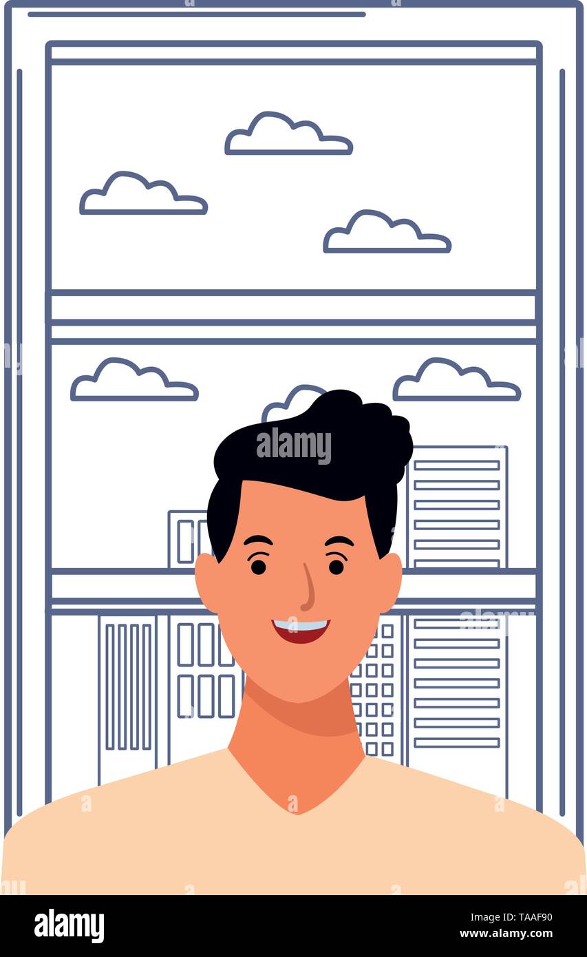 Human windows and art Stock Vector Images - Alamy