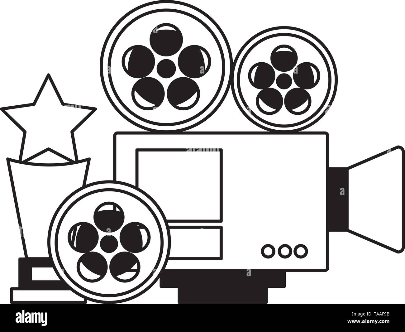 cinema movie design Stock Vector Image & Art - Alamy