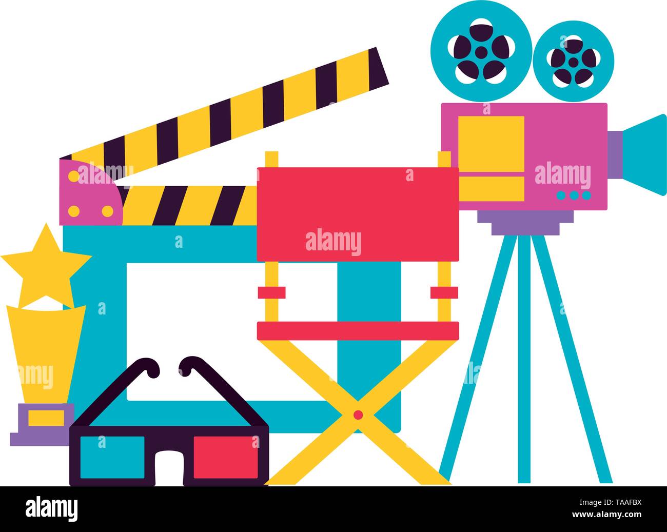cinema movie design Stock Vector Image & Art - Alamy