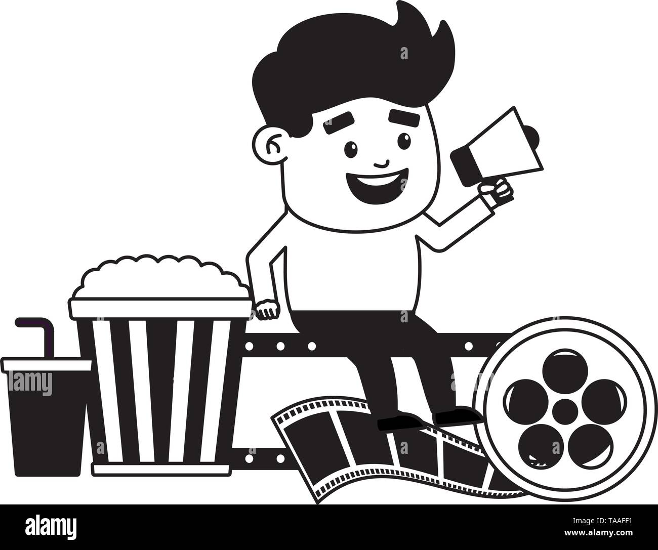 people film production Stock Vector Image & Art - Alamy