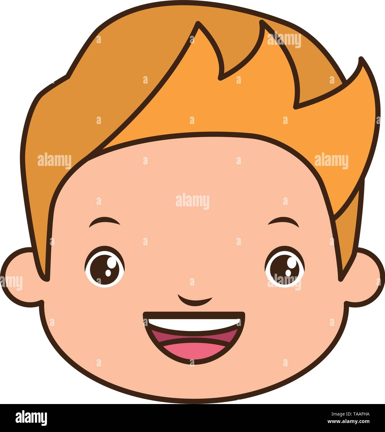 smiling boy face Stock Vector Image & Art - Alamy