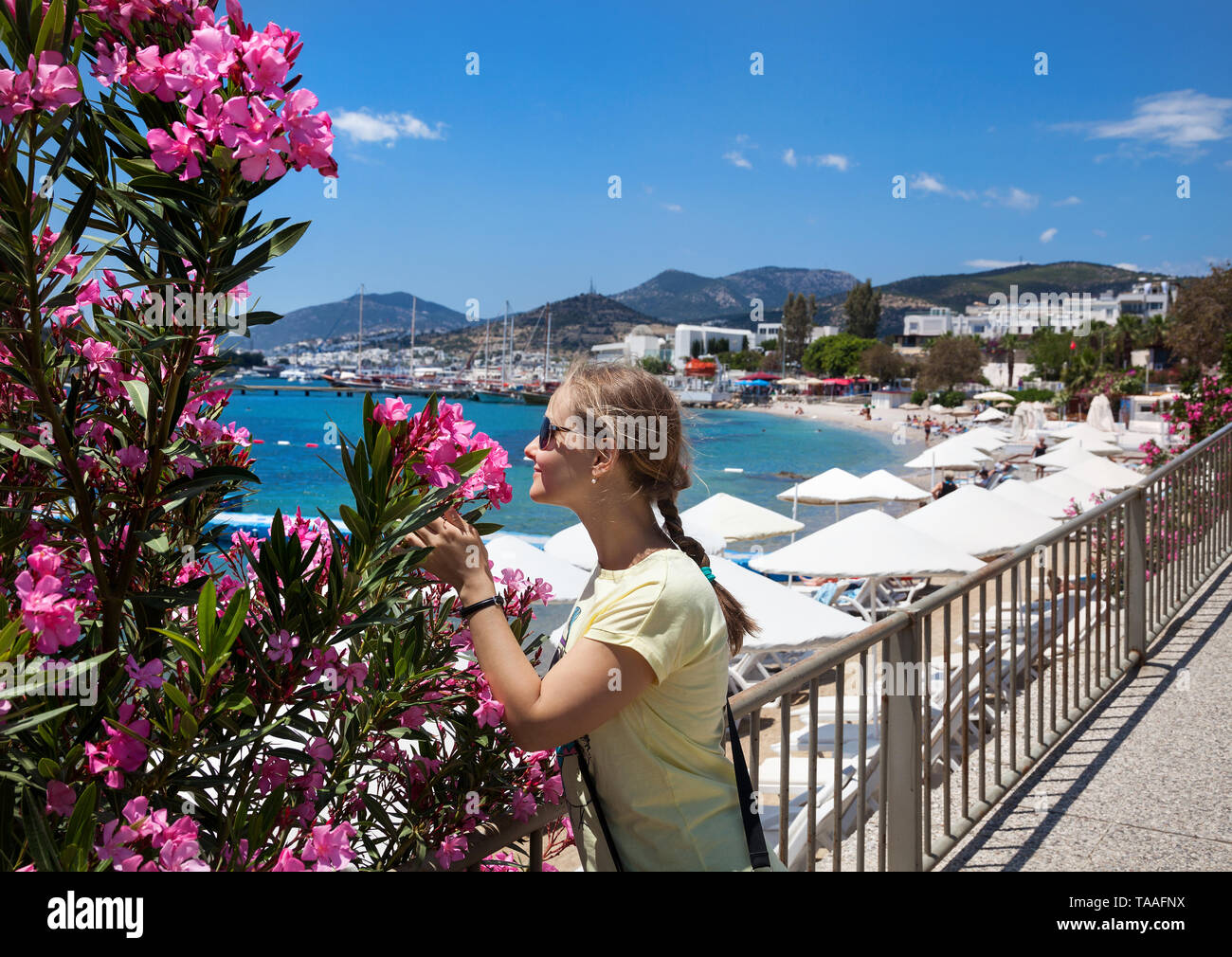 Turkey beach woman hi-res stock photography and images - Alamy