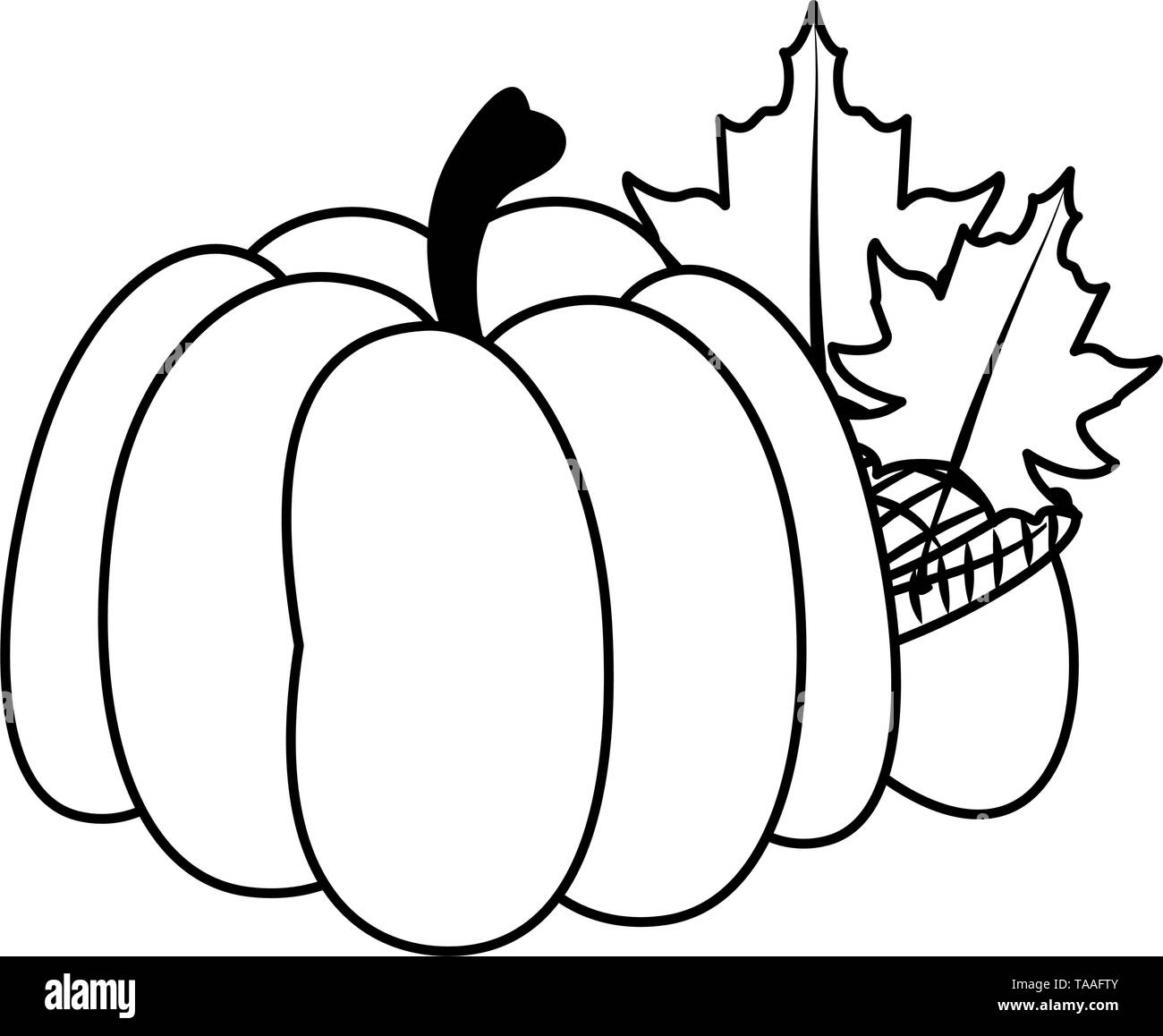 Thanksgiving Black And White