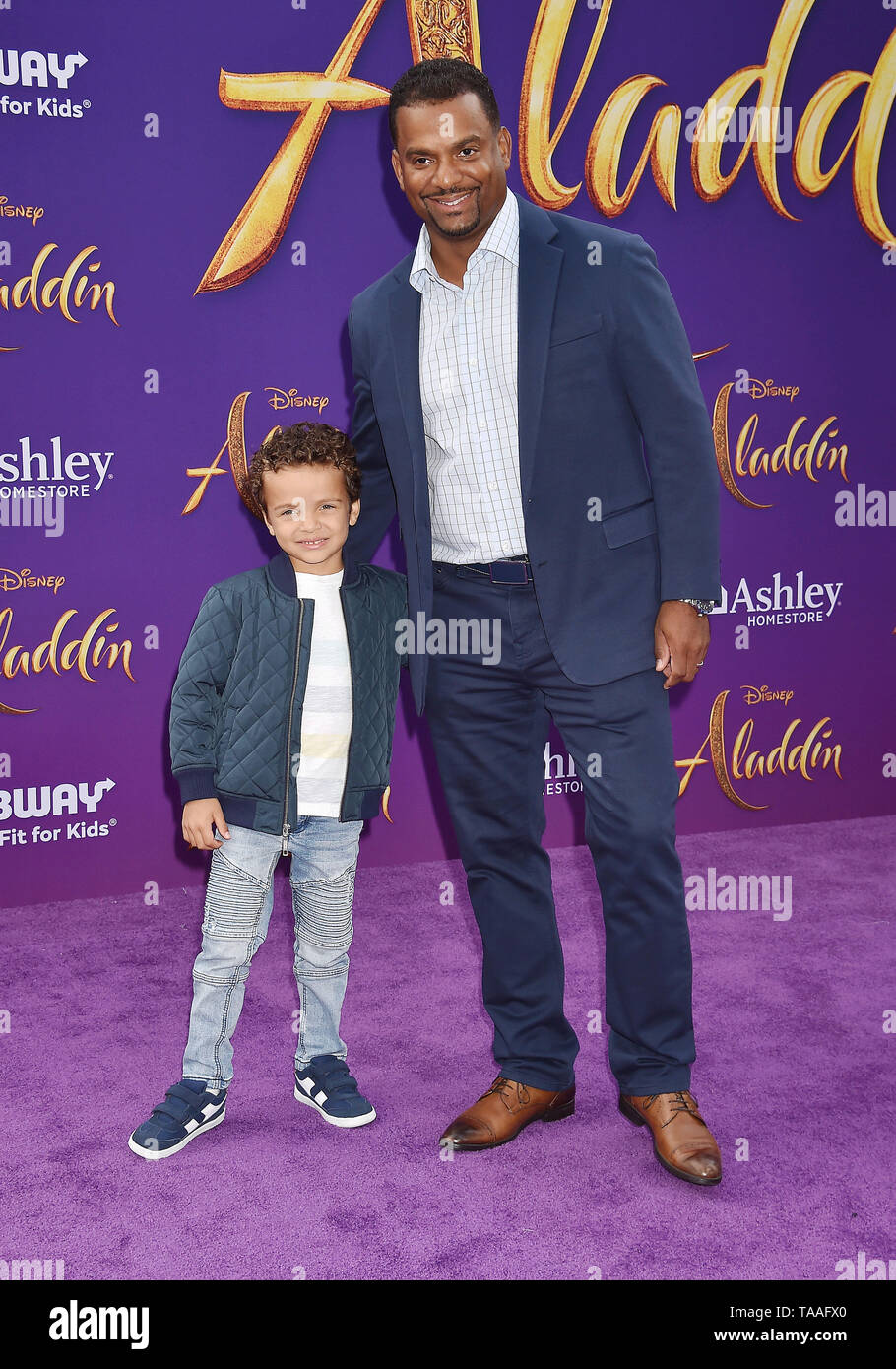 LOS ANGELES, CA - MAY 21: Alfonso Ribeiro (R) and Alfonso Lincoln ...