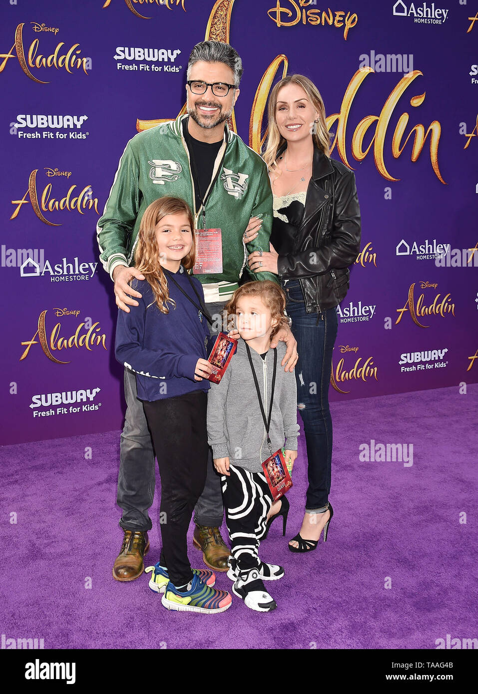 LOS ANGELES, CA - MAY 21: Jamie Camil and family attend the premiere of ...
