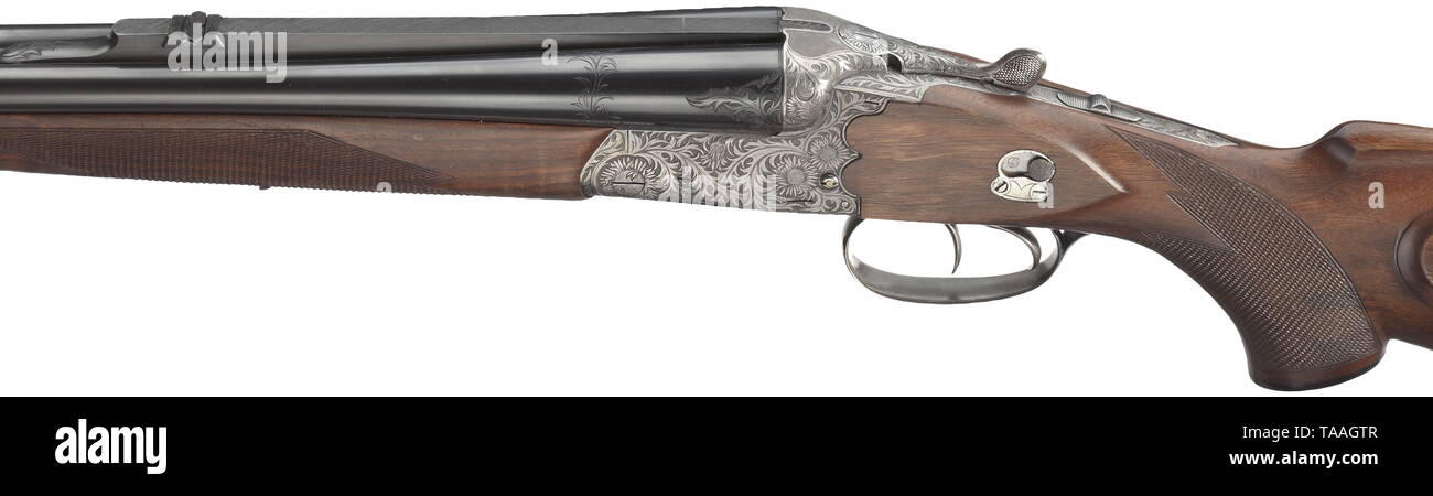 LONG ARMS, MODERN HUNTING WEAPONS, double rifle drilling combination ...