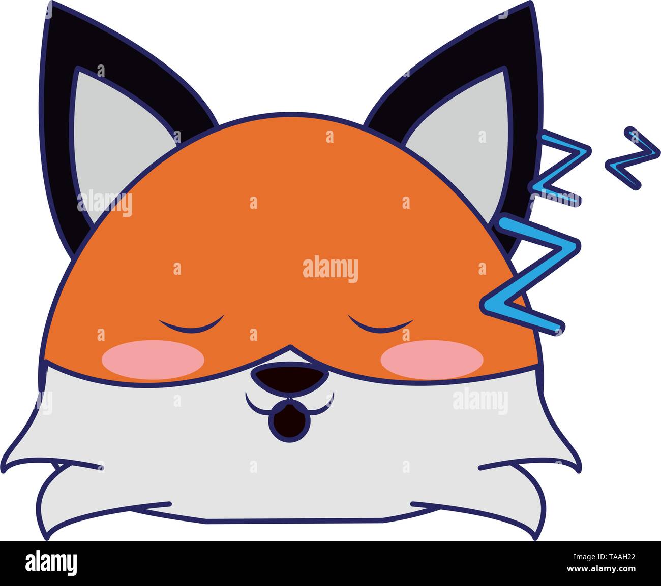 Lines fox vector Cut Out Stock Images & Pictures - Alamy