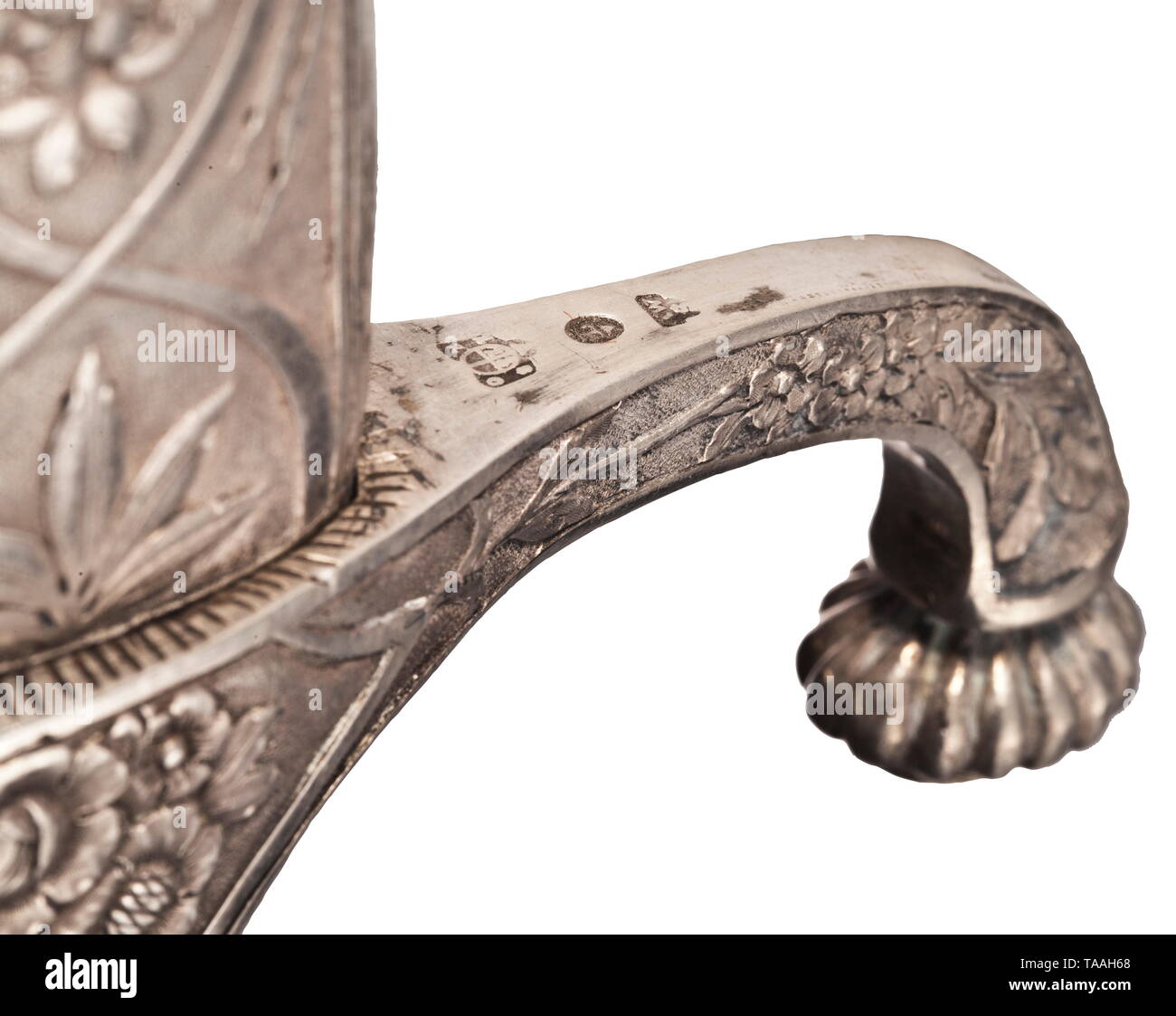 A silver-mounted deluxe sabre, Vienna, circa 1810 Slightly curved ...