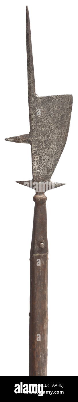 An Italian halberd (Scorpio), circa 1500 Slender, ridged, broad ...