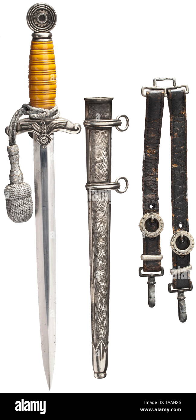 A dagger M 38 for TeNo (technical emergency service)-Führer, Eickhorn ...