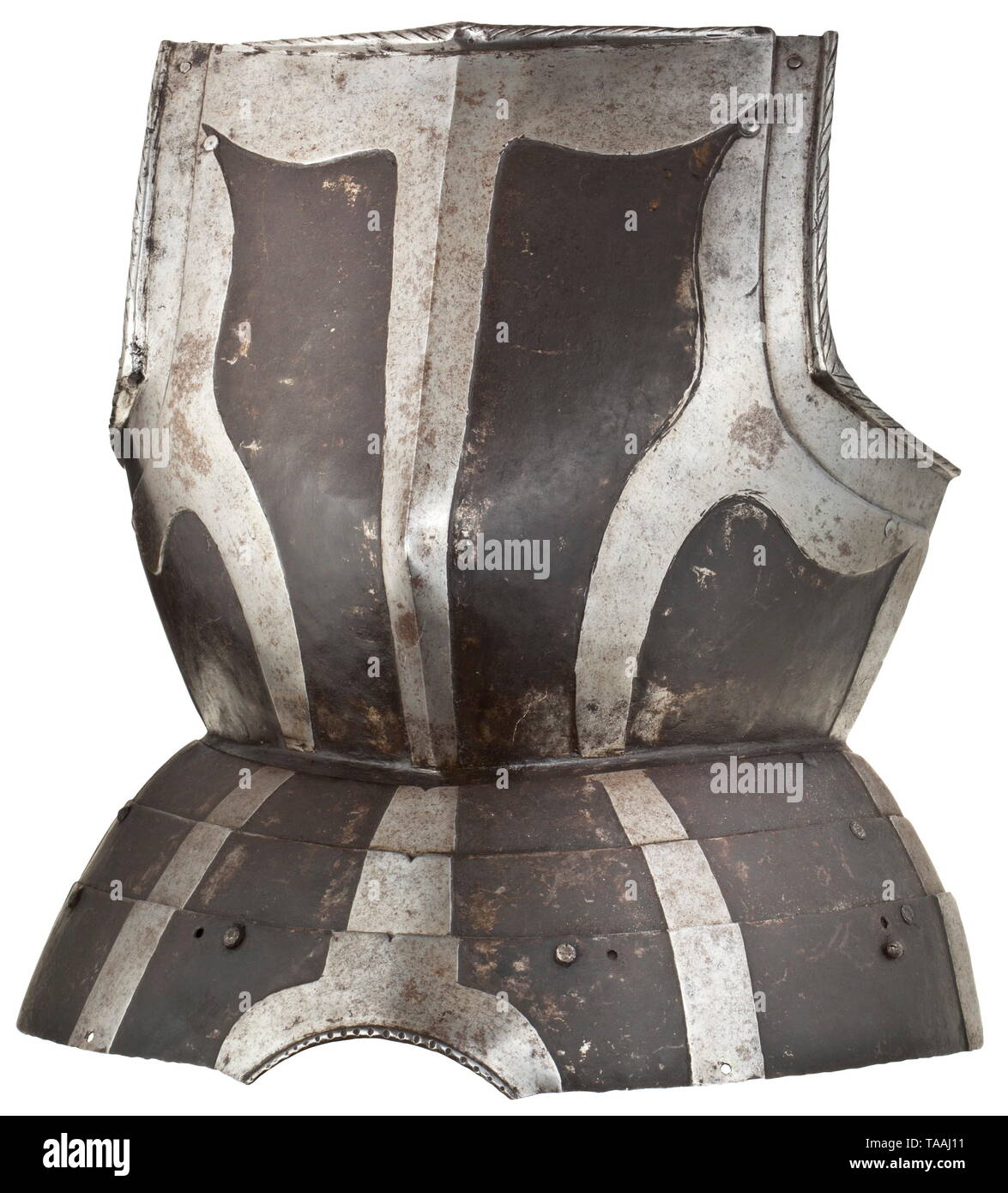 A black and white German breastplate, circa 1570 Breastplate with ...