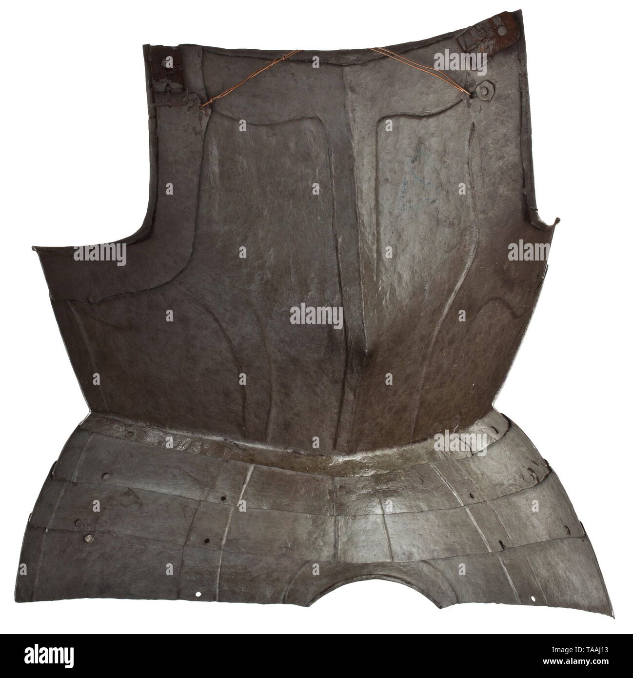 A black and white German breastplate, circa 1570 Breastplate with ...