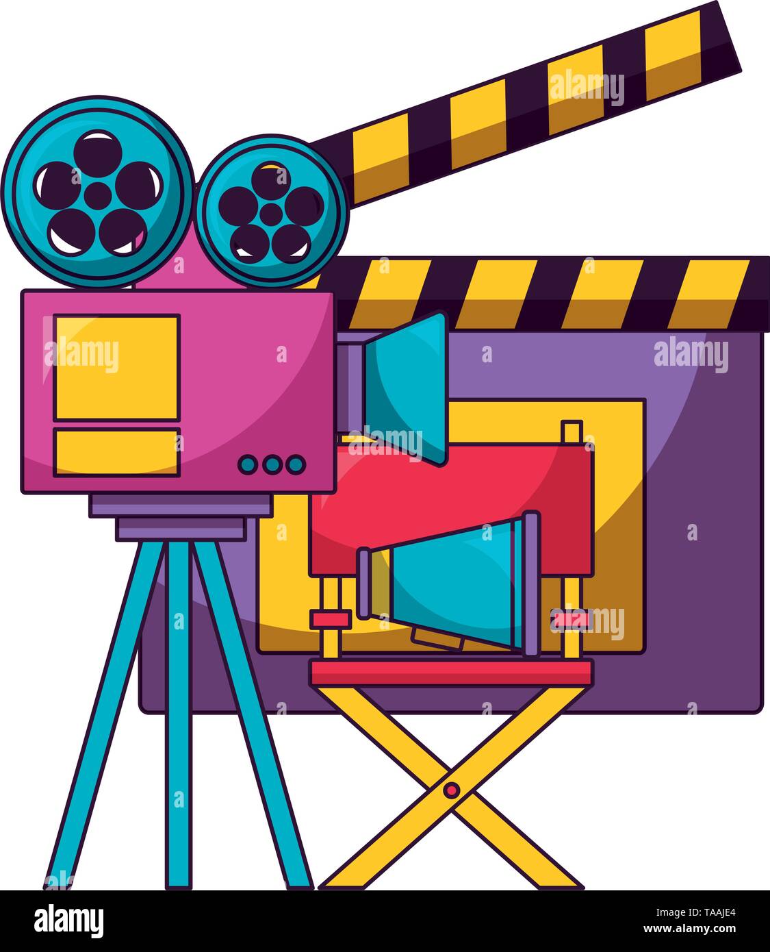 cinema movie design Stock Vector Image & Art - Alamy