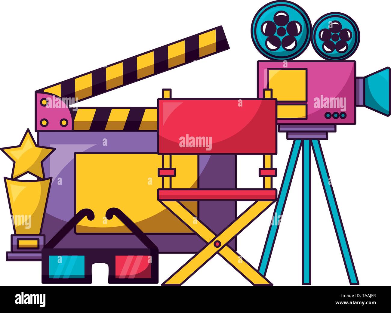 cinema movie design Stock Vector Image & Art - Alamy
