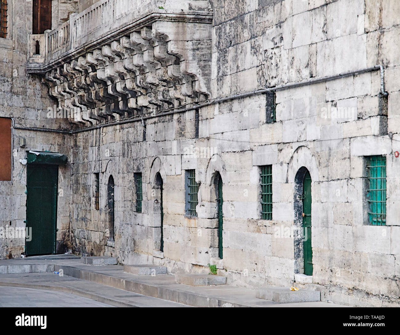 Old classic building exterior corner, Istanbul, Turkey. Oriental ...